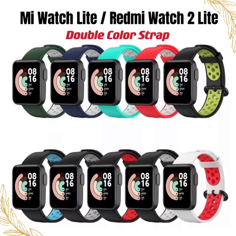 Double Color Strap for Xiaomi Mi Watch Lite / Redmi Watch 2Lite Replacement Strap Redmi Watch 2 ...