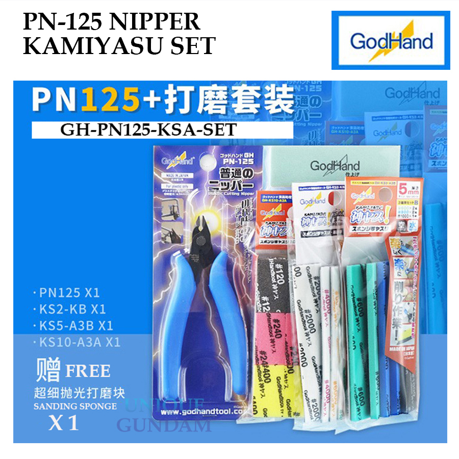 [GodHand] PN-125 NIPPER & KAMIYASU SET MODEL KITS TOOLS | Shopee Malaysia