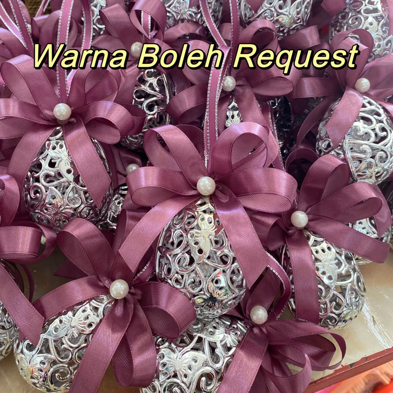 50pcs Handmade Bunga Telur Kerawang PREMIUM BUNGA TELUR / BUNGA TELOR ...