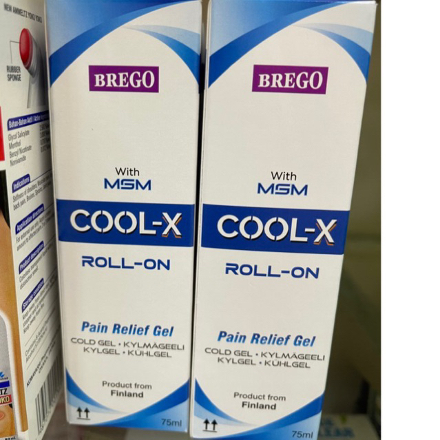 Brego MSM COOL-X ROLL-ON Pain Relief Gel 75ml | Shopee Malaysia