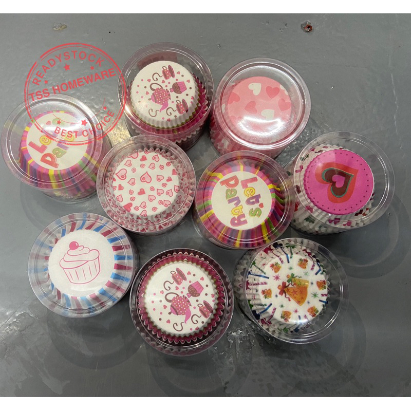 100Pcs Muffin Cupcake / Small Paper Cup / Baking Paper Cupcake / Cup ...