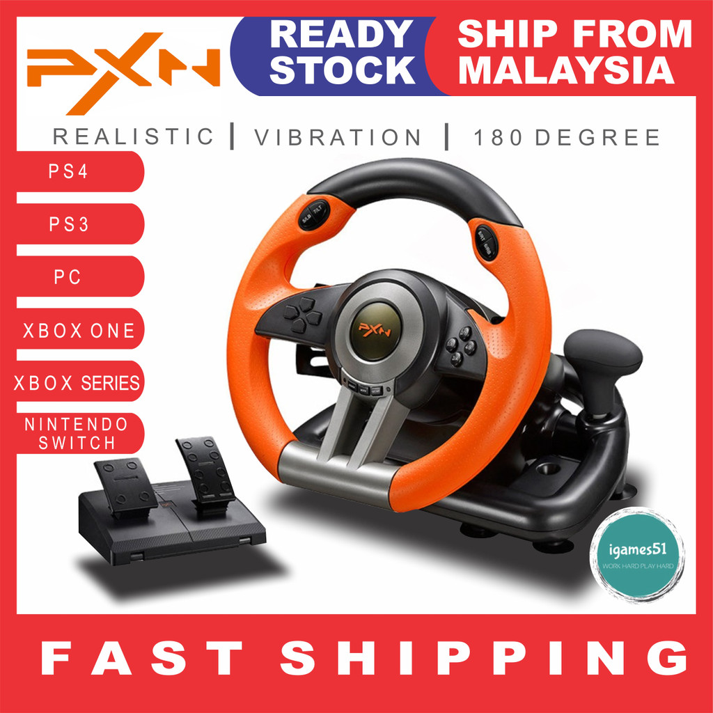(READY STOCK)(SHIP FROM MALAYSIA)PXN V3 PRO 180 DEGREE USB RACING ...