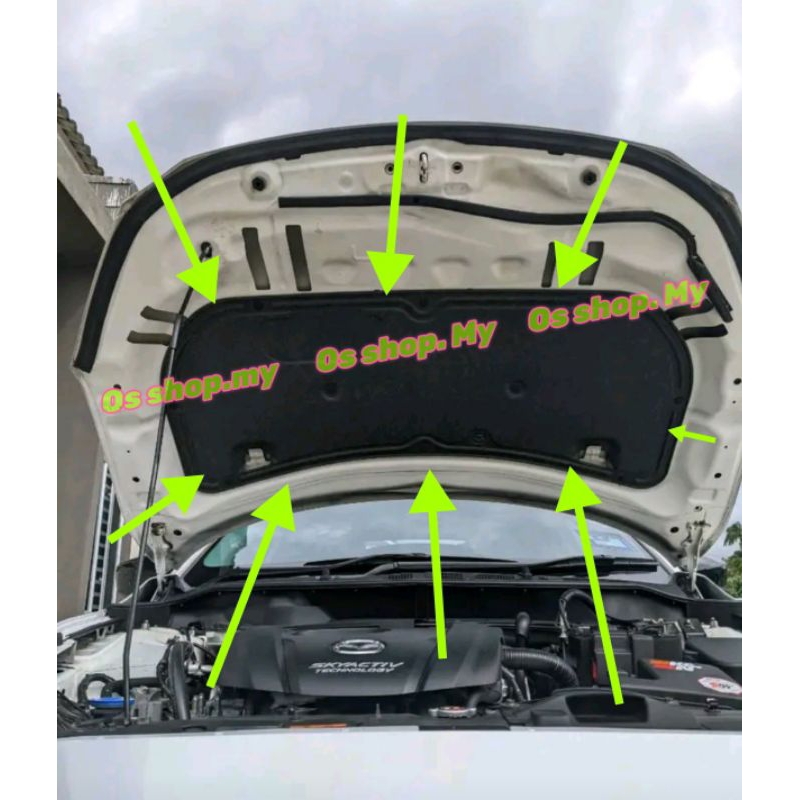 Mazda Cx3 cx-3 2016 -2022 front bonnet engine cover Sound Proof Cover ...