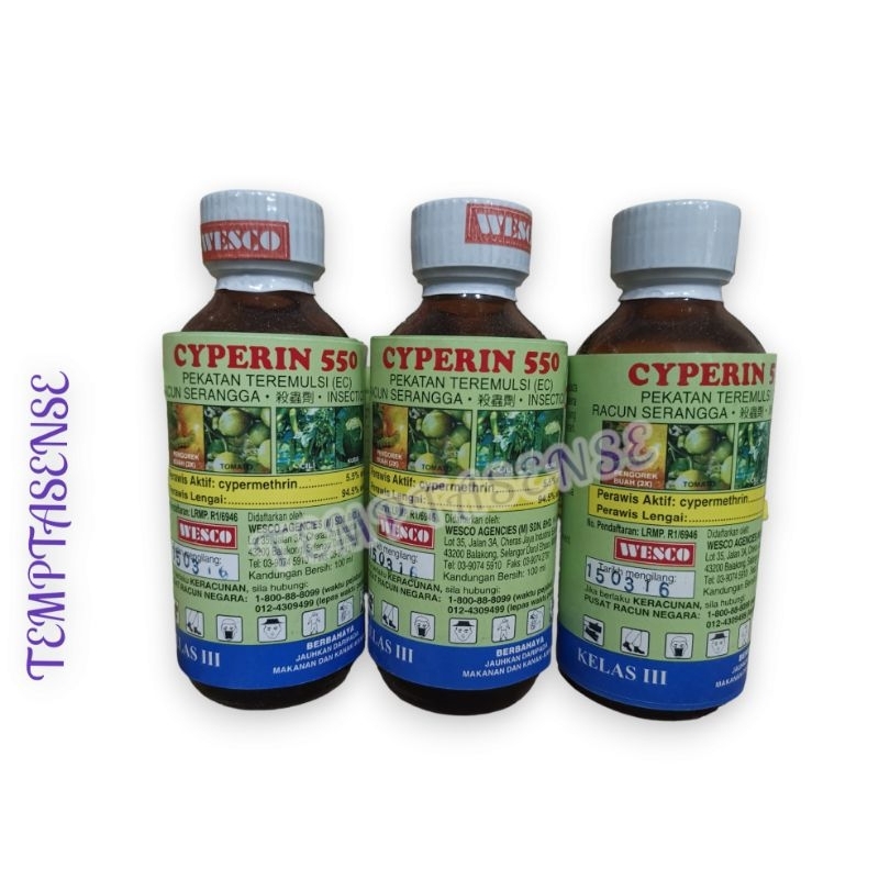 Cyperin 550 100ml (Insecticide/Racun Serangga) | Shopee Malaysia
