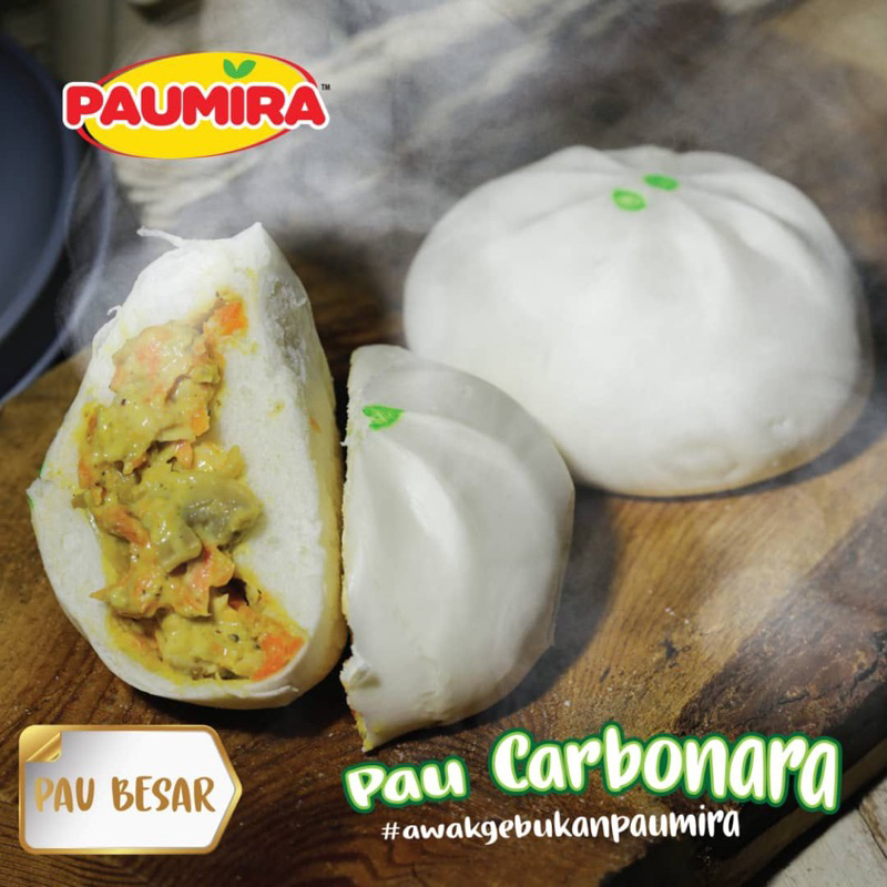 Pau Mira Carbonara Cheese Ayam Viral Frozen Foods | Shopee Malaysia