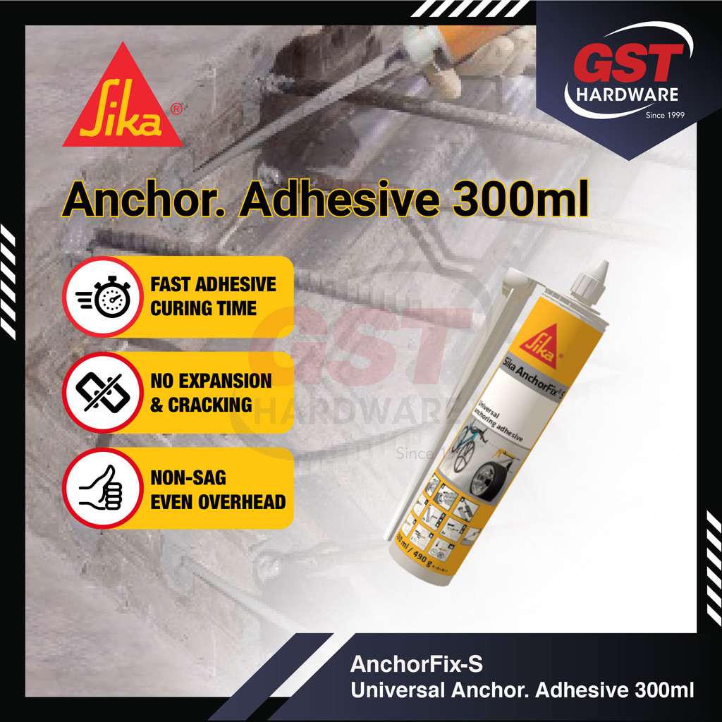 Sika AnchorFix-S Fast Curing Anchoring Adhesive 300m | Shopee Malaysia
