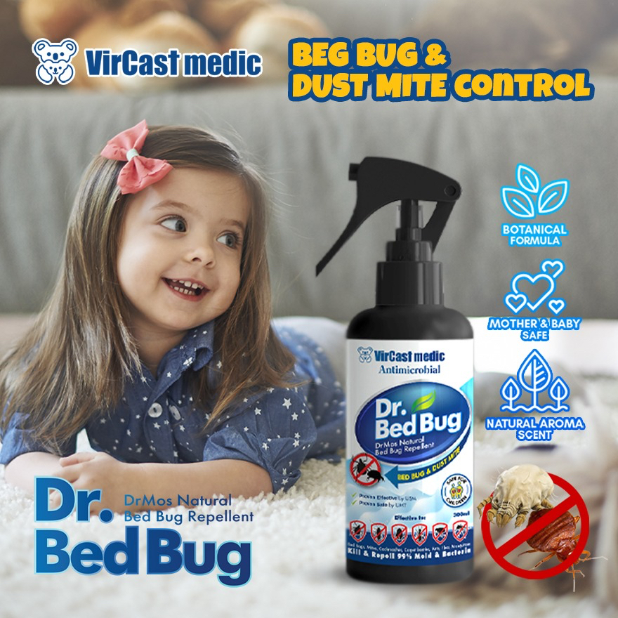 Vircast Medic Dr Bed Bug Natural Repellent Spray 300ml | Shopee Malaysia