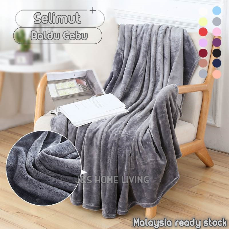 [READY STOCK] Blanket Selimut Baldu Gebu Super Soft size 150x200cm ...