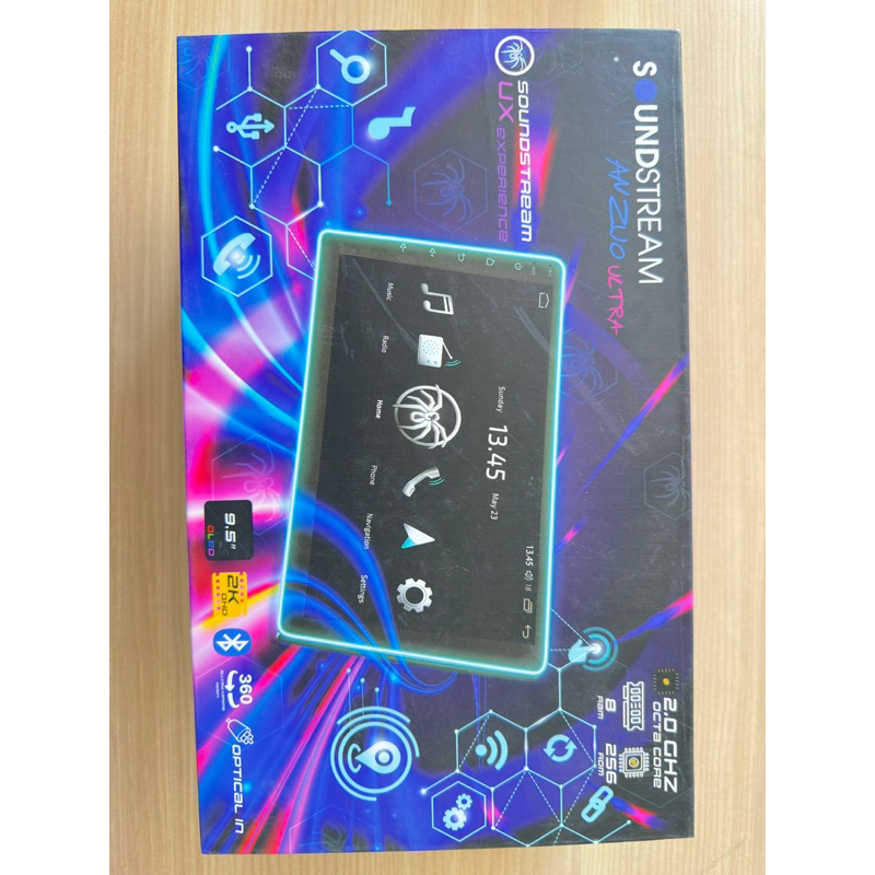 Soundstream AnZuo Ultra 2k QLED Android Player 360 Cam Support,DSP,4G ...