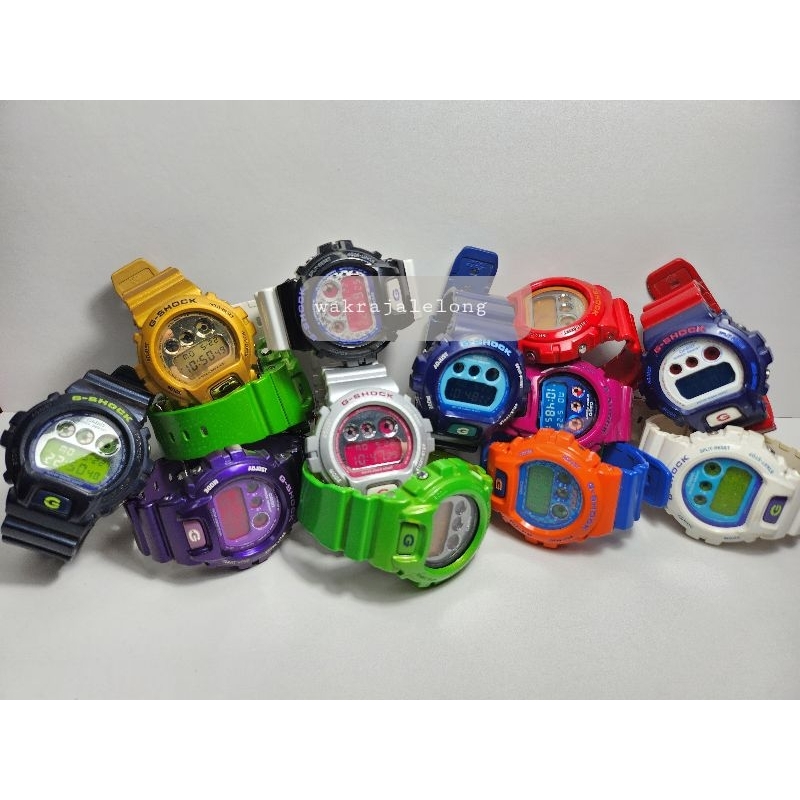 TAGGING/TANDA HARGA G-SHOCK DW6900 CRAZY COLOR JAPAN SET (1289/3230 ...