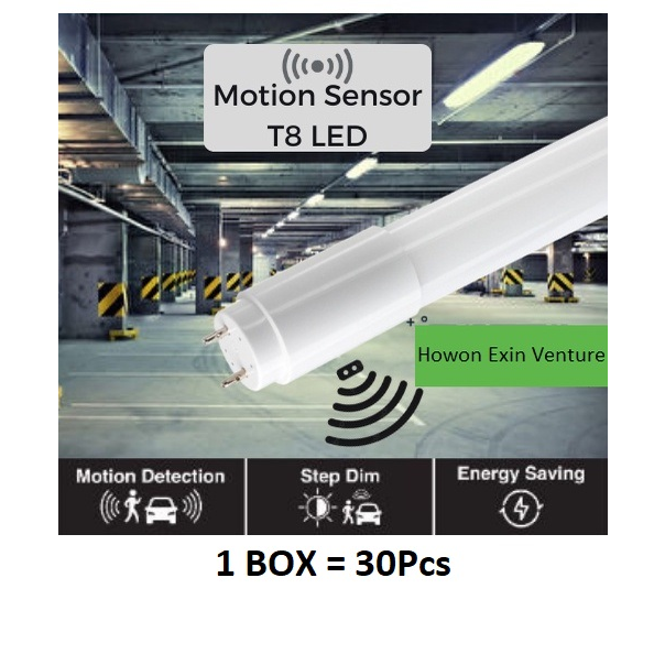 MXJ LED T8 18W Sensor Tube 4FT 2FT LED Glass Tube Microwave Radar ...