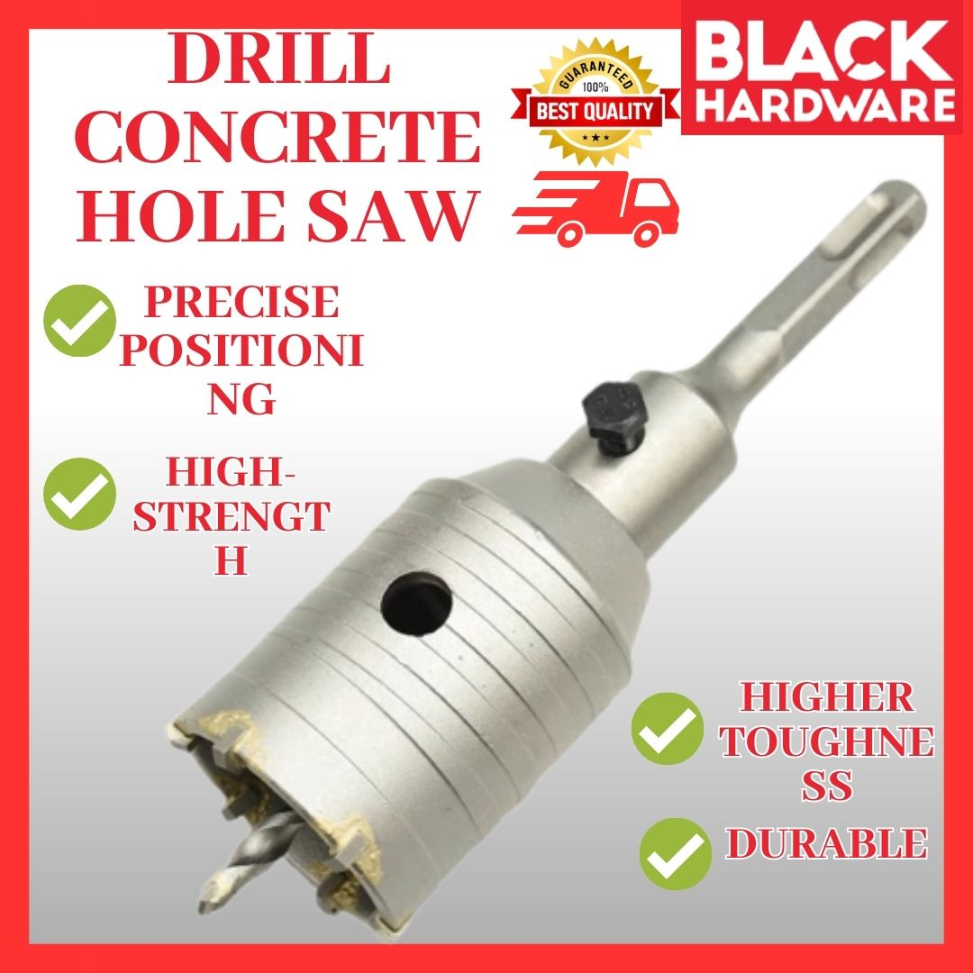 Black Hardware Coring Bit Concrete Shank Sds Drill Bit Diamond TCT Hole ...