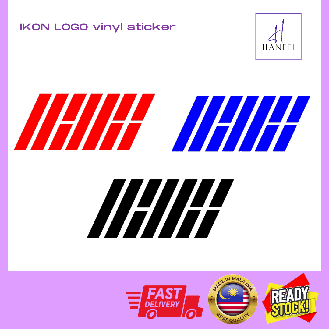 IKON logo vinyl sticker ( Die-cut) | Shopee Malaysia