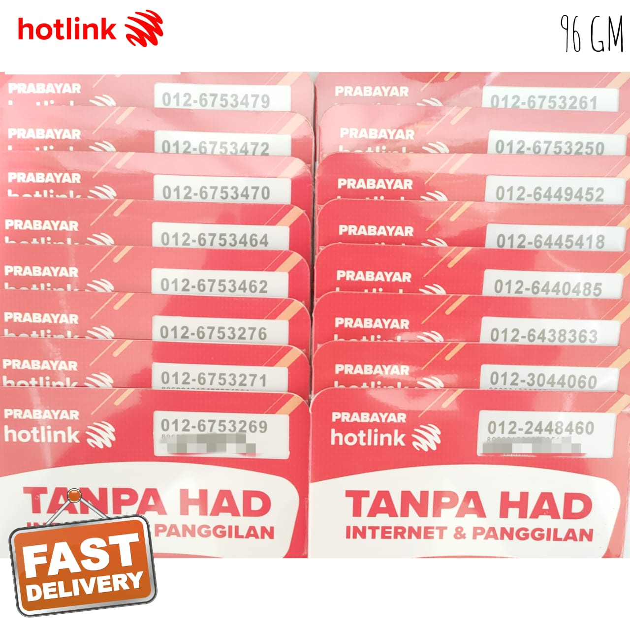 [Nice Number] Hotlink Tanpa Had Unlimited Internet Mobile Phone Number ...
