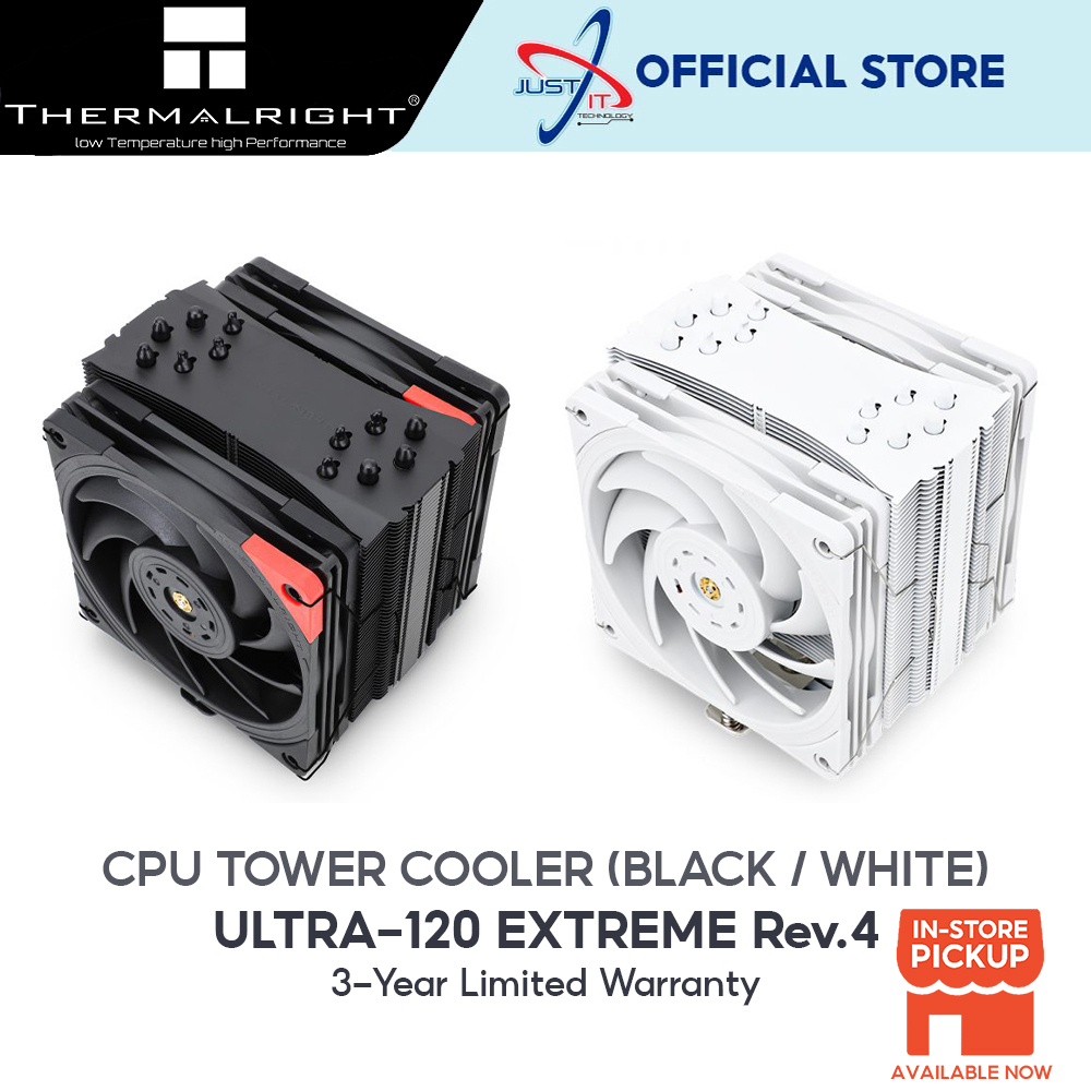 THERMALRIGHT ULTRA-120 EXTREME Rev.4 CPU TOWER COOLER ( BLACK / WHITE ...