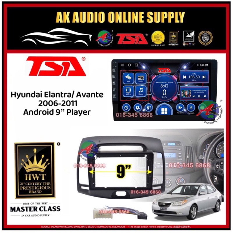 [ MTK 2+32GB ] TSA Hyundai Elantra / Avante 2006 -2011 ( Big ) Android ...