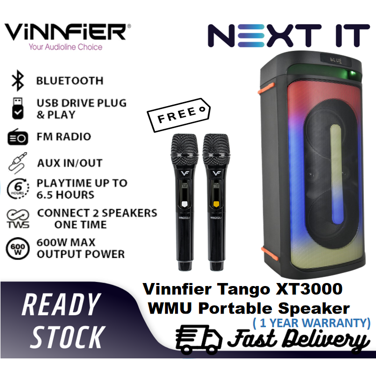 [READY STOCK] Tango XT3000 WMU Portable HI-FI Loud Speaker | Shopee Malaysia