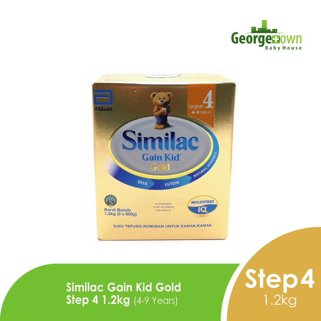SIMILAC GAIN KID GOLD STEP 4 600G 2S (GTG) | Shopee Malaysia