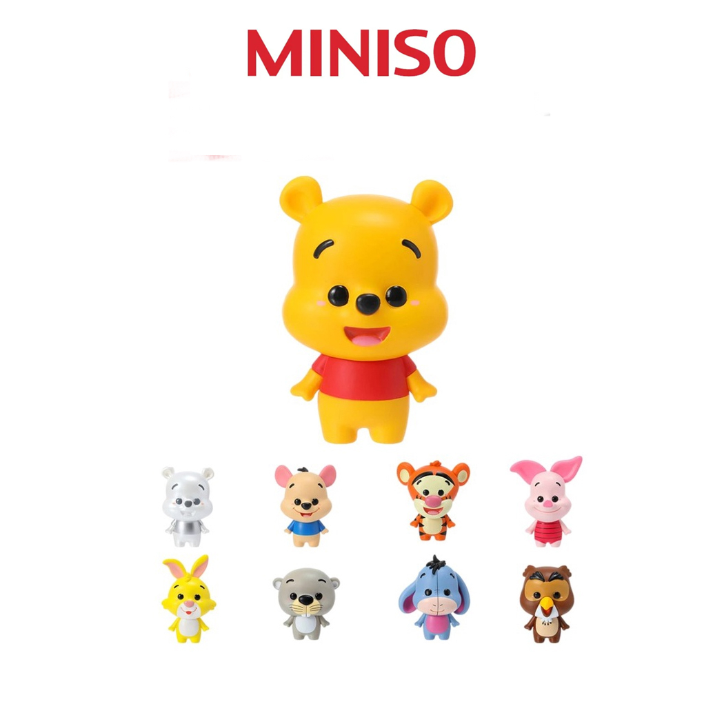 MINISO Winnie The Pooh Family Series Blind Box Action Toy Figures ...