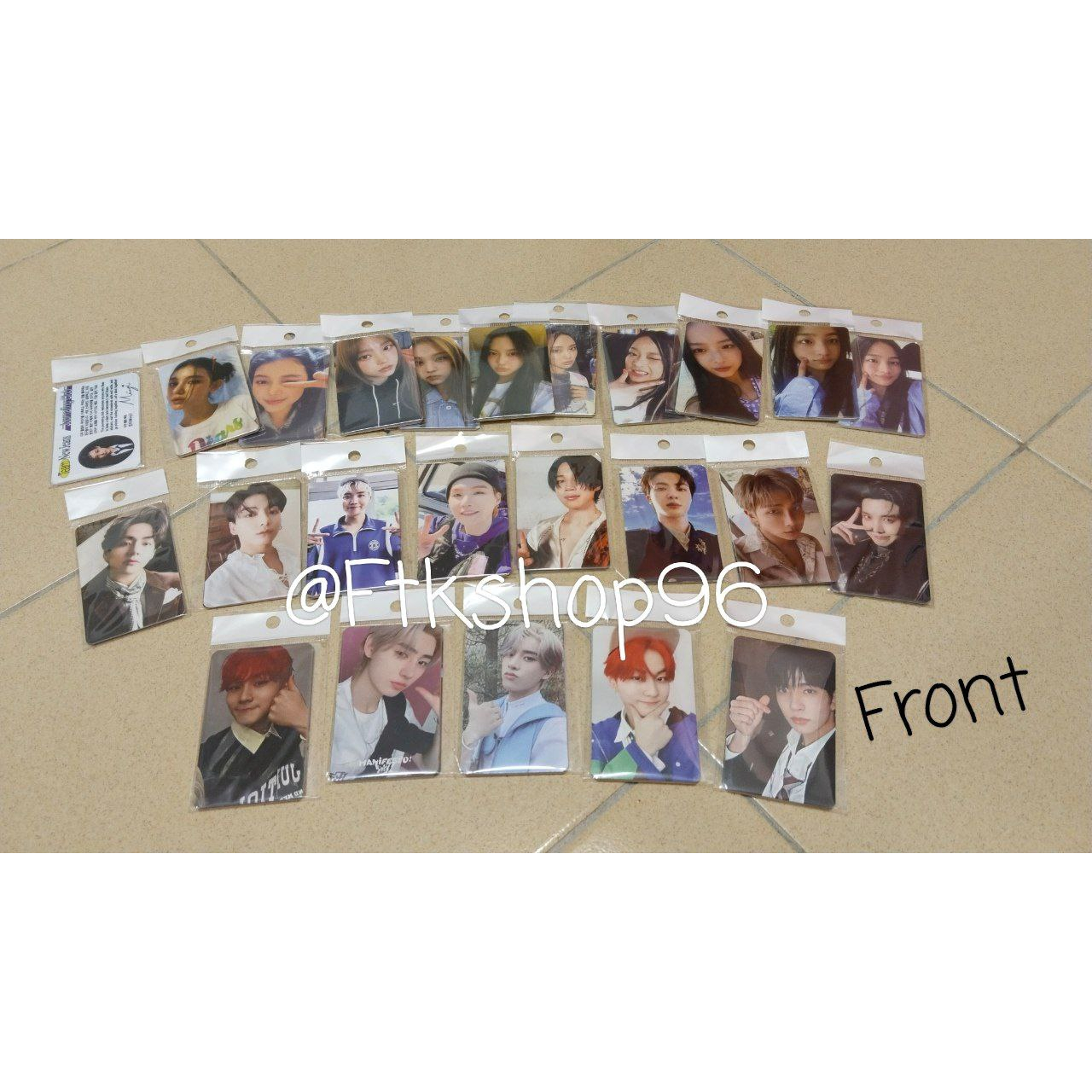 [READYSTOCK] Kpop UNOFFICIAL Photocard Bts Enhypen Newjeans id card me ...