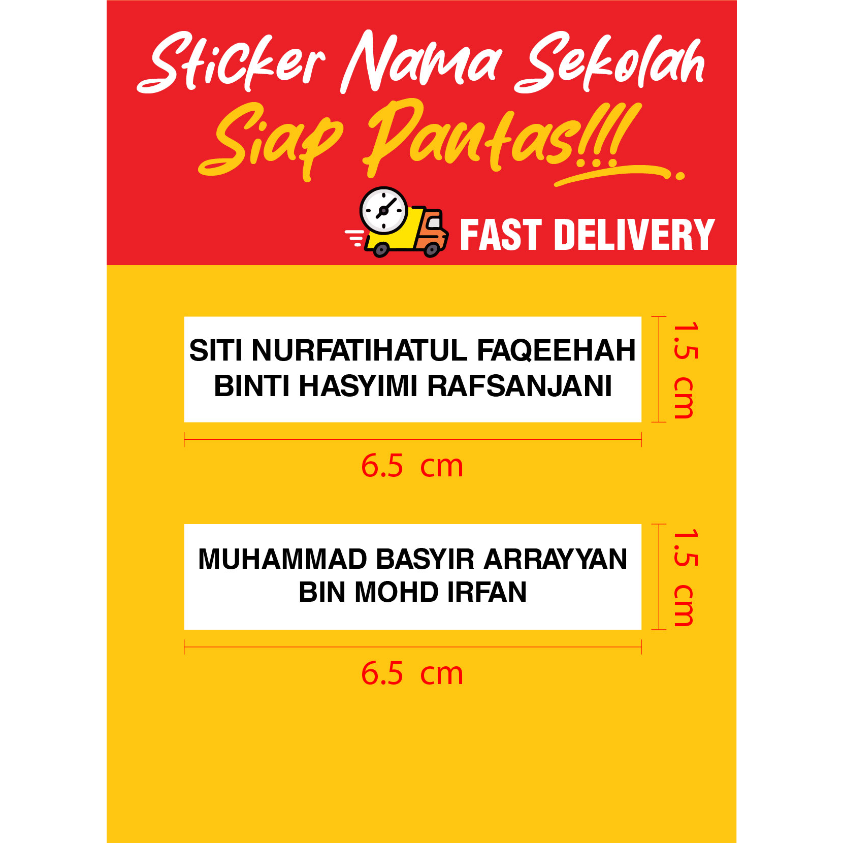 Sticker Label Buku Alat Peralatan Sekolah Pelekat Label | Shopee Malaysia