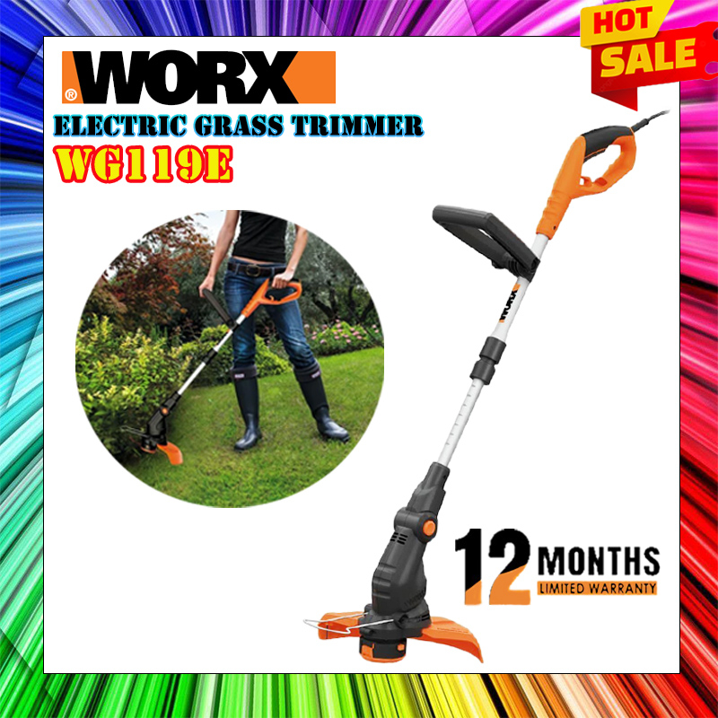 WORX WG119E 550W 30cm Corded Electric Grass Trimmer Edger Shopee Malaysia