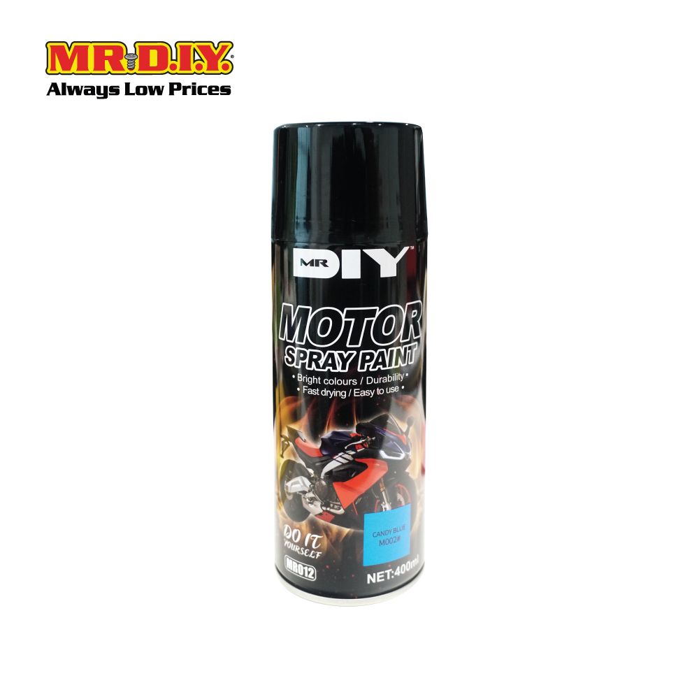 (MR.DIY) Motor Spray Paint Candy Blue #M002 (400ml) | Shopee Malaysia