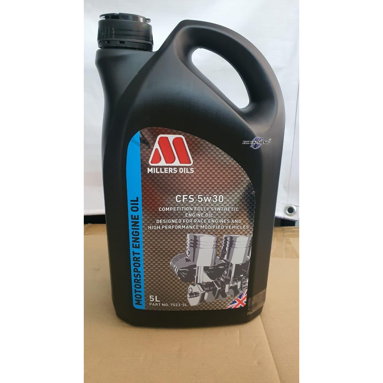 MILLERS CFS Fully Synthetic 5W-30 / 5W30 Engine Oil 5L | Shopee Malaysia