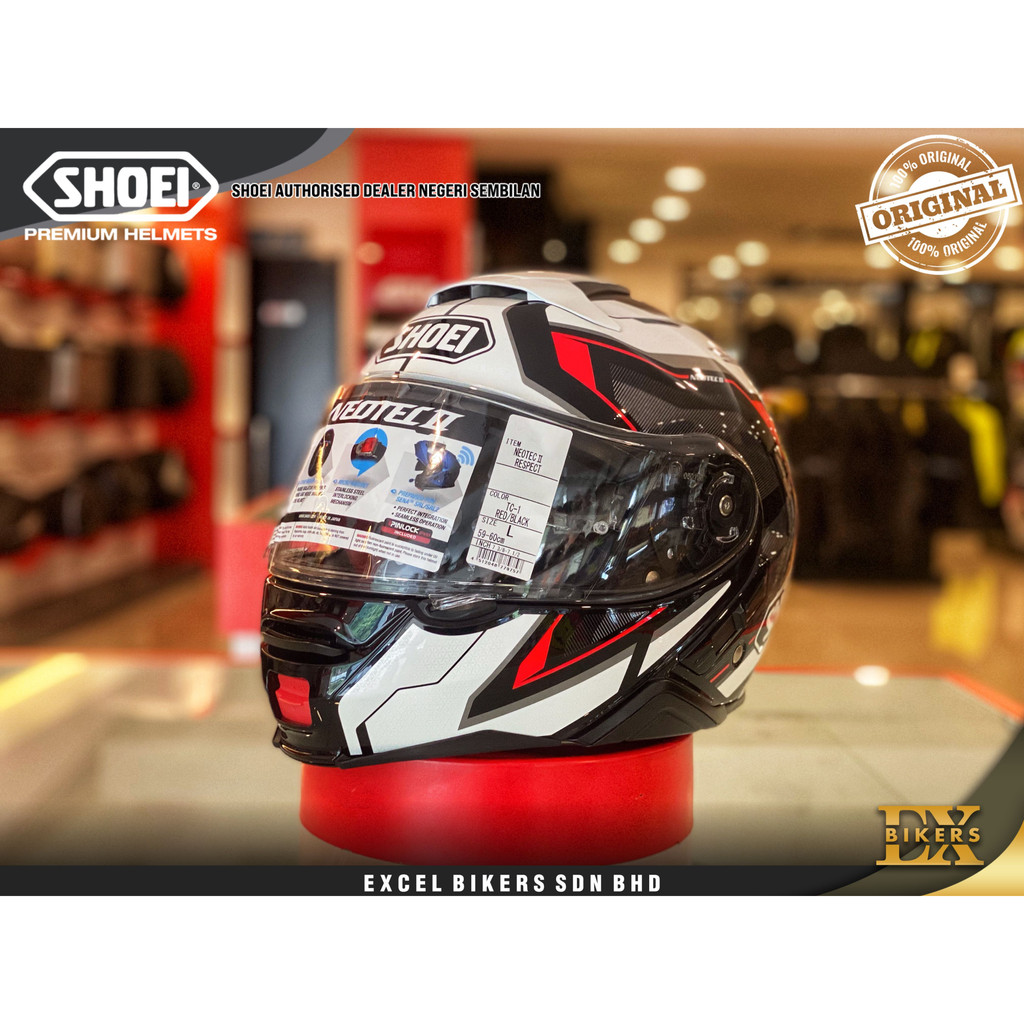 SHOEI NEOTEC 2 RESPECT (TC-1) /NEOTEC /NEO TEC II /MODULAR HELMET ...
