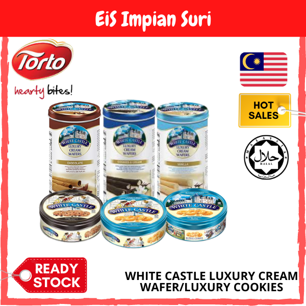 (Ready Stock!!)White Castle Vanilla Ring 105g/ButterCookies 114g/Luxury ...