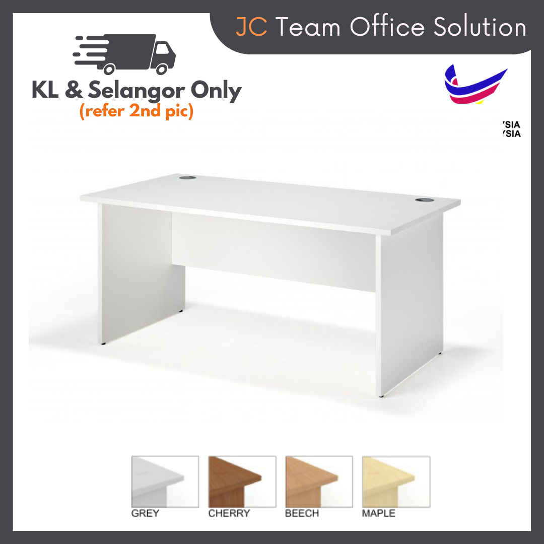 Study Office Rectangular Writing Desk Writing Table Meja Pejabat 120cm ...