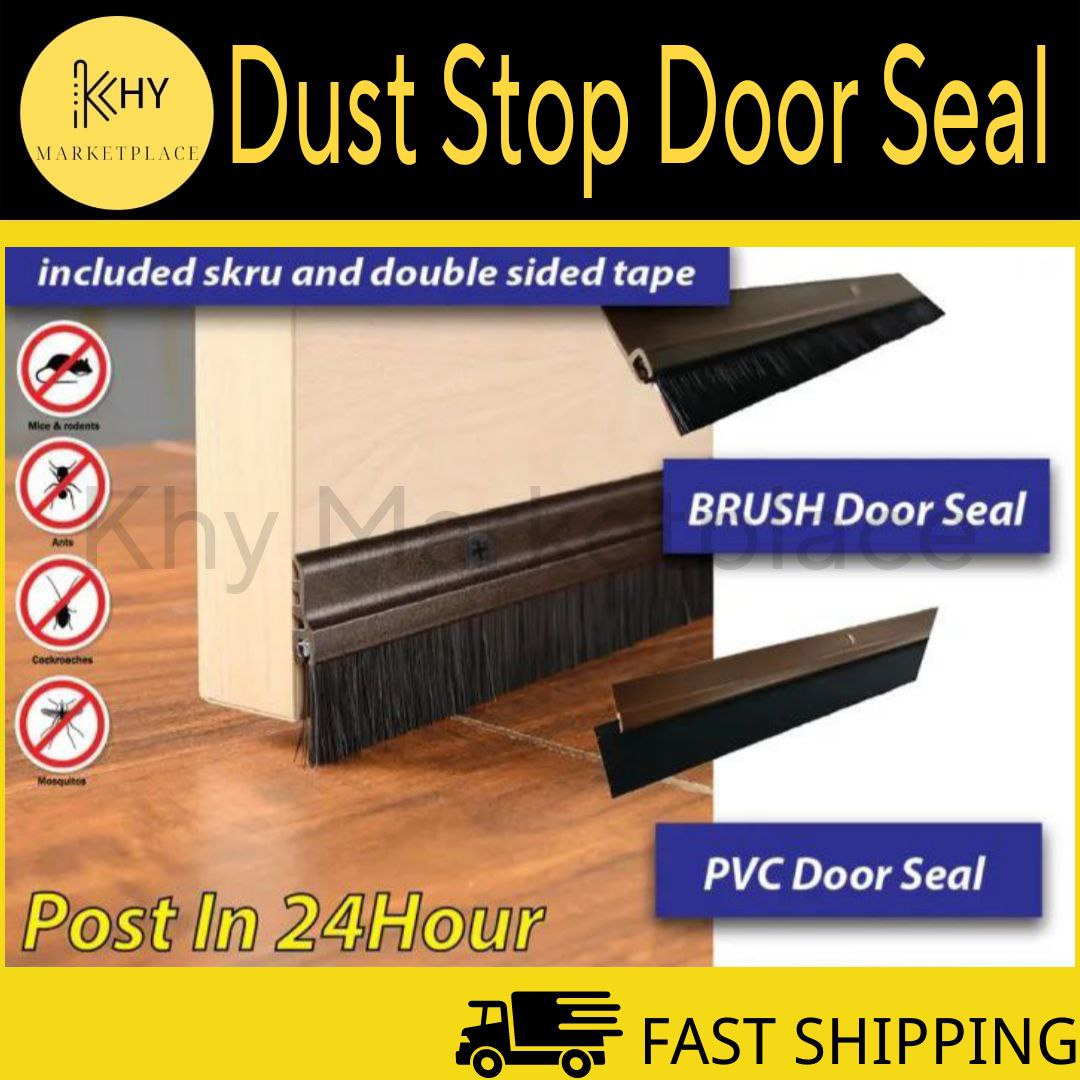 Rubber Door Bottom Seal Rubber Door Seal Dust Proof Safe PVC Strip 1M ...