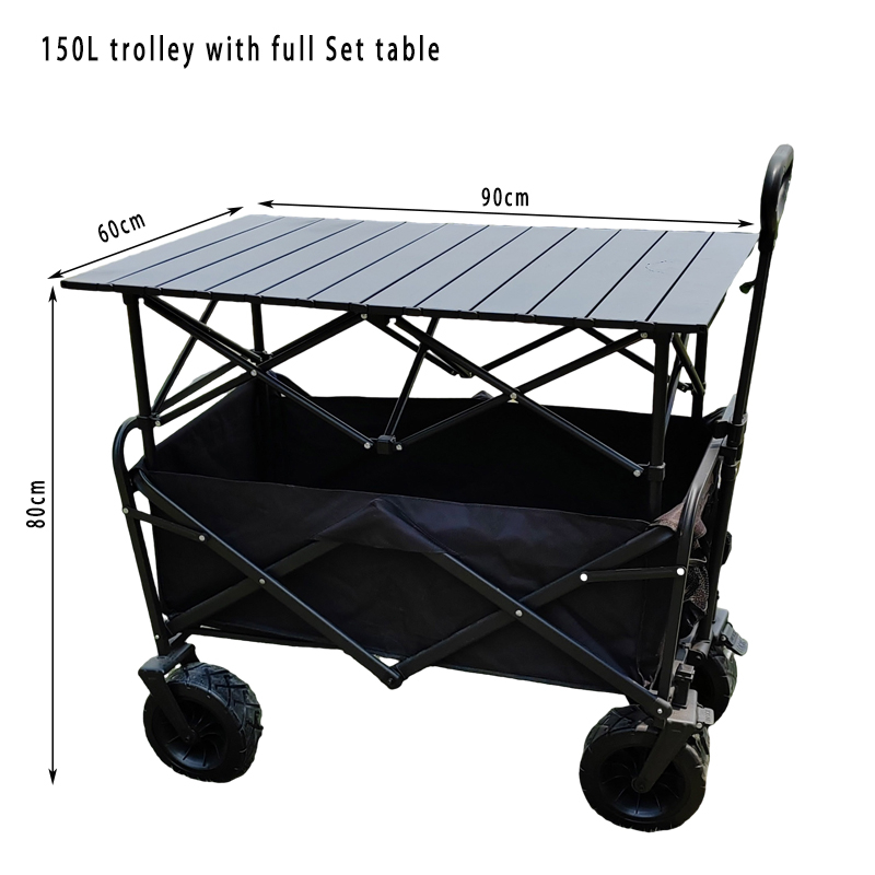 #Free shipping# Camping trolley Outdoor Wagon trolleys foldable trolleys beach tools trolleys ...