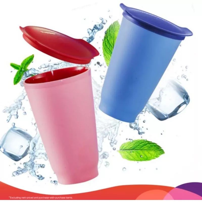 Tupperware EXCLUSIVE ITEM Allegra Tumblers (2pc) | Shopee Malaysia