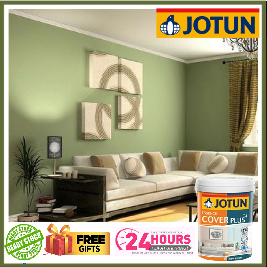 JOTUN 5L 8427 SECRET GARDEN ESSENCE COVER PLUS SHEEN & MATT/INTERIOR WALL PAINT /CAT BOLEH CUCI ...