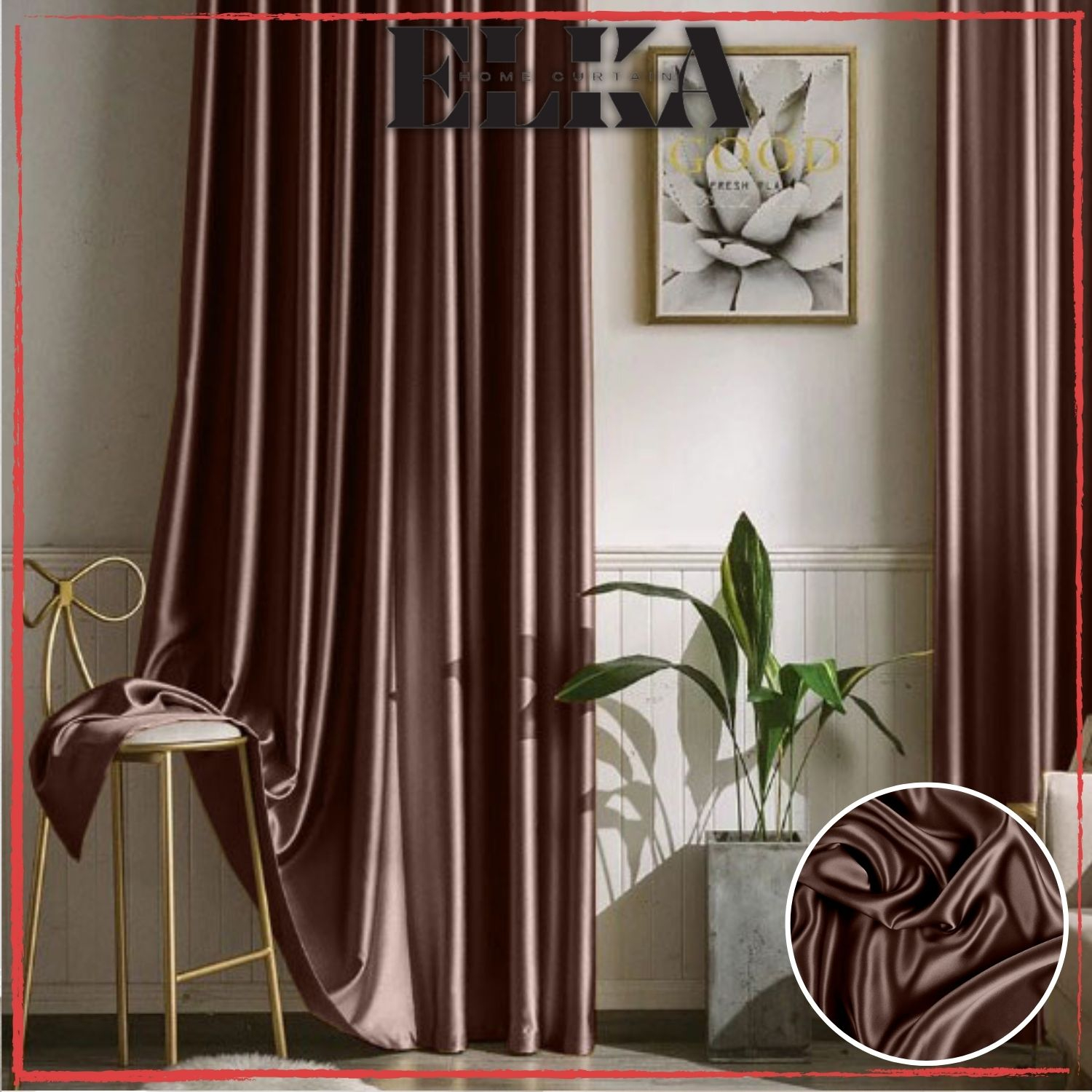 G8 Curtain Modern Color, Siap Jahit Langsir Langsir RAYA Kain Tebal ...