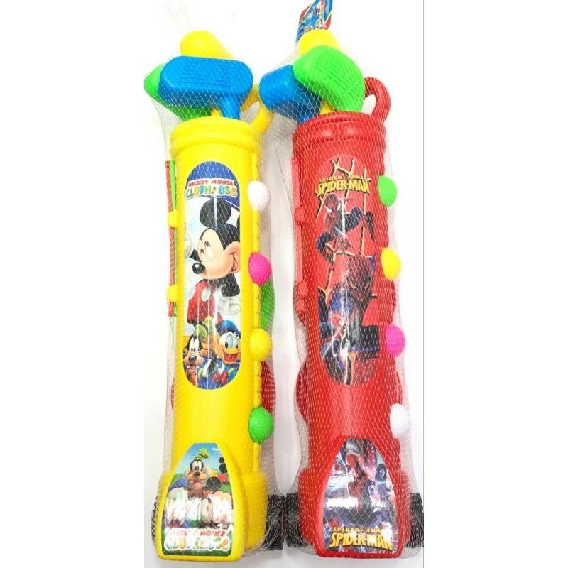 Ready Stock In Malaysia Spiderman & Mickey Mouse Golf Set Best Sport ...