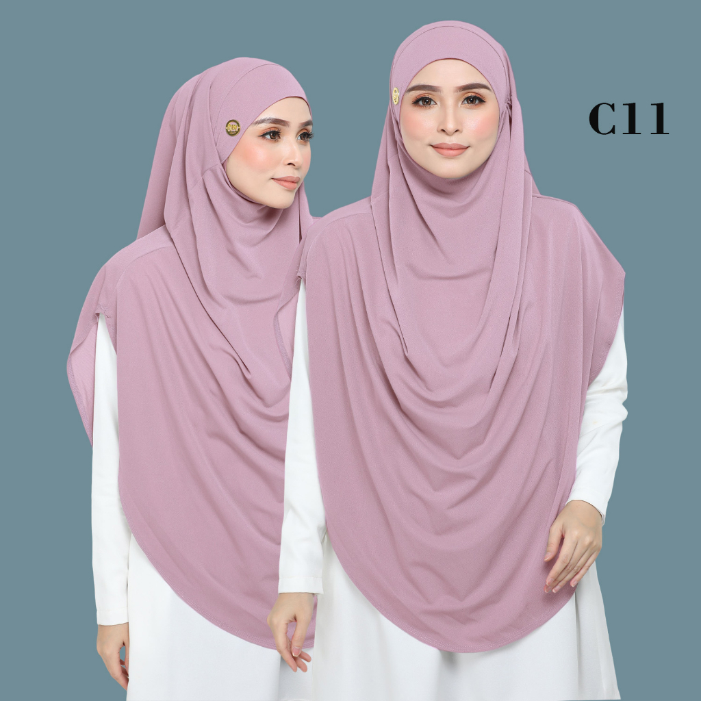 Khimar Khatija Labuh 6XL | Khimar Tali Ikat | Shopee Malaysia