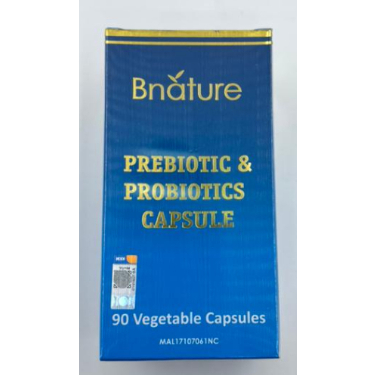 Bnature Prebiotic & Probiotics Capsule 90'S (Exp:07/2025) | Shopee Malaysia