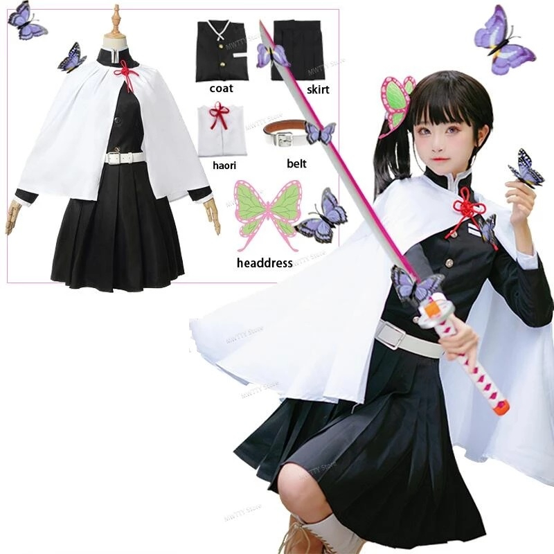 Demon Slayer Anime Costume Kanak-Kanak Watak Nezuko, Tanjiro, Shinobu ...