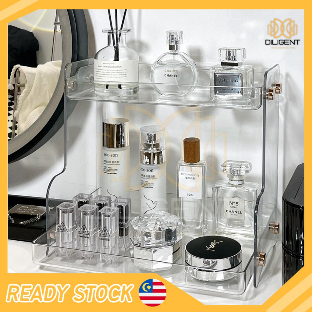 【D246 READY STOCK】 Luxury Style Wall Mounted Storage Rack ...