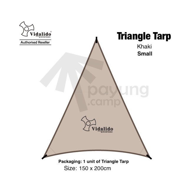 VIDALIDO Triangle Tarp Camping Event Tarp | Shopee Malaysia