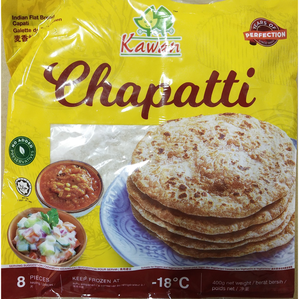 Kawan Premium PA Roti Chapati 10's 400g Frozen Halal | Shopee Malaysia