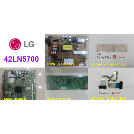 LG LCD TV LG 42LN5700 Power Board EL98 LGP42-13PL1 Main Board ...