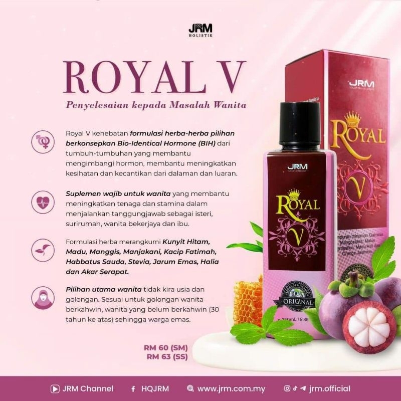 Royal V JRM Bonda Rozita 💥LATEST EDITION💥 | Shopee Malaysia