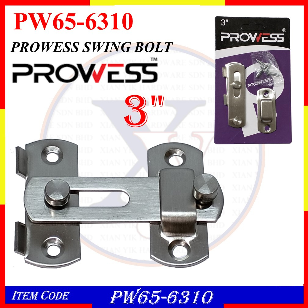 PW65-6310 (PW65-6310 ) PROWESS SWING BOLT STAINLESS STEEL | Shopee Malaysia