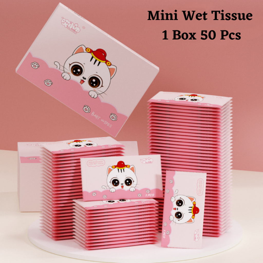 Ai Xiao Jin Wet Tissue Baby Wipes Mini Wet Tissue Baby Tisu Basah Murah ...