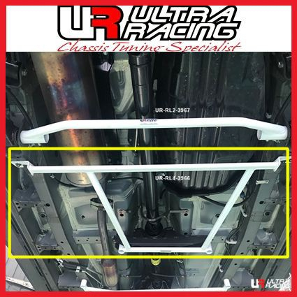 ULTRA RACING BAR ** PERODUA ARUZ REAR LOWER BAR UR-RL4-3966 ULTRA ...