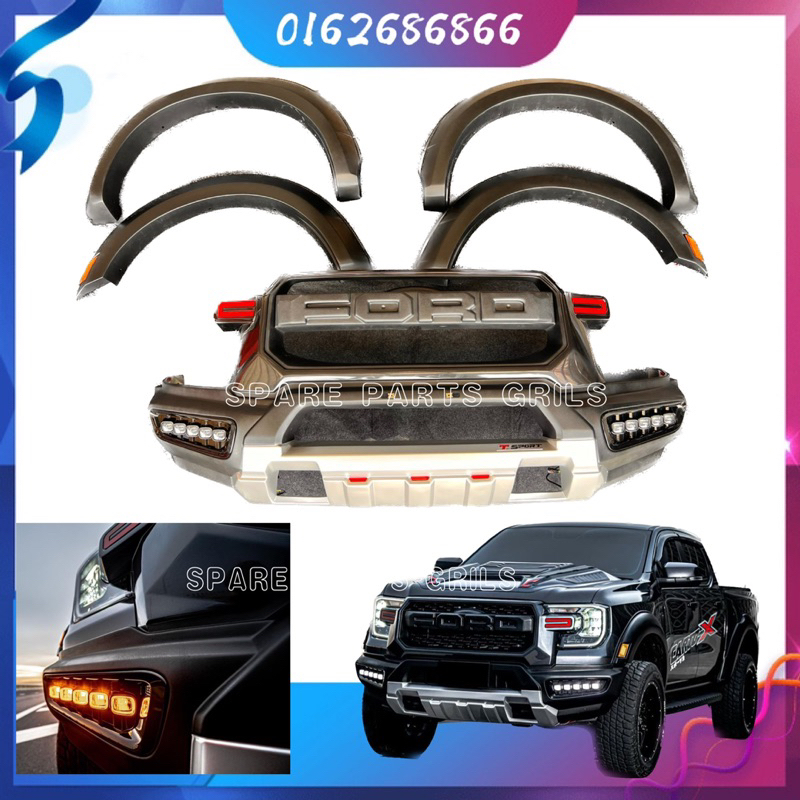 4WD 4x4 🇹🇭 RANGER WILDTRAK T9 T SPORT BODYKIT F150 STYLE NEW GEN FRONT ...