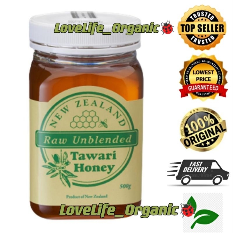 NEW MORNING New Zealand Raw Unblended Tawari Honey 500g Exp:5/2027 | Shopee Malaysia